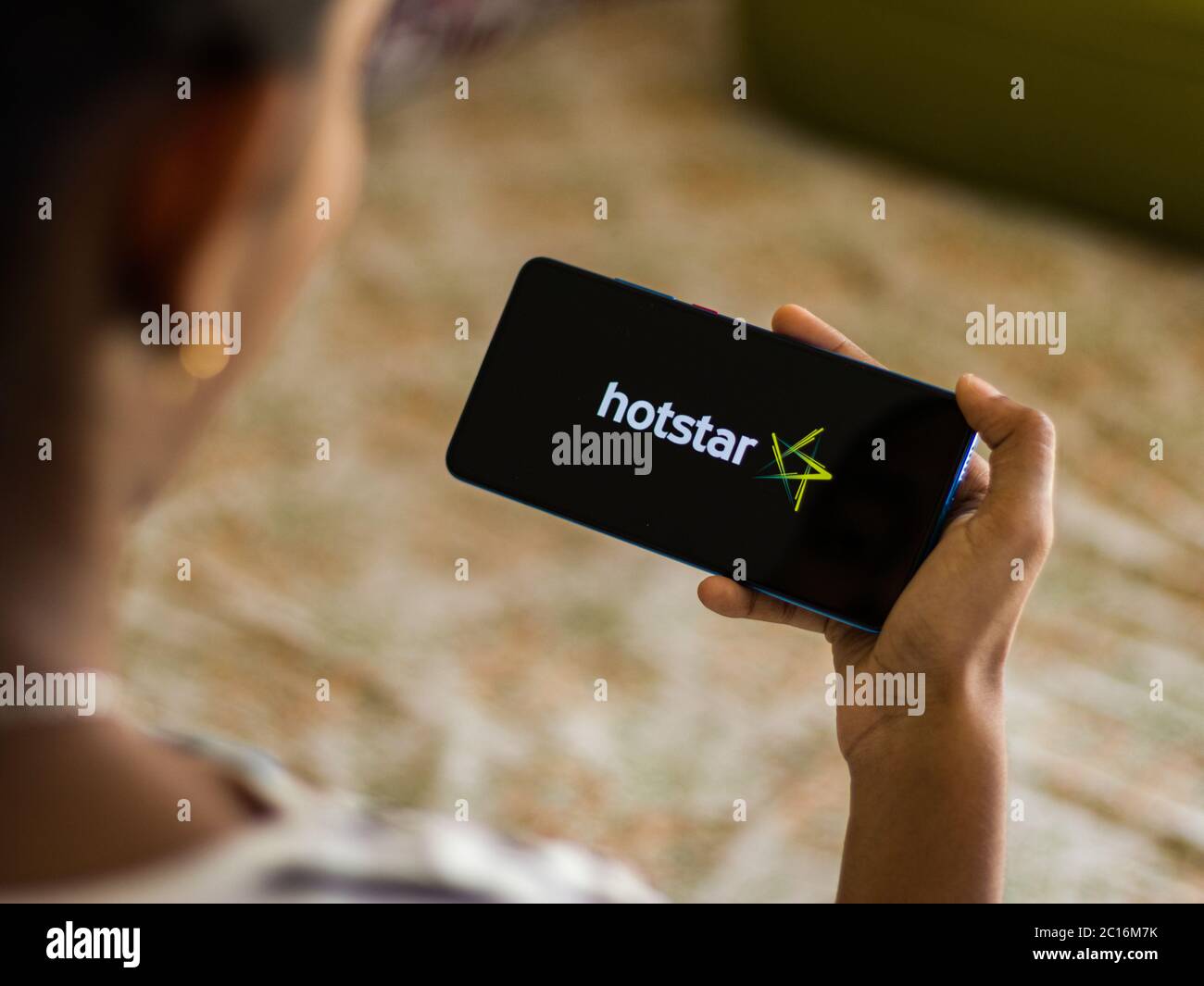 Hotstar mobile app logo - a video streaming service photographed for ...