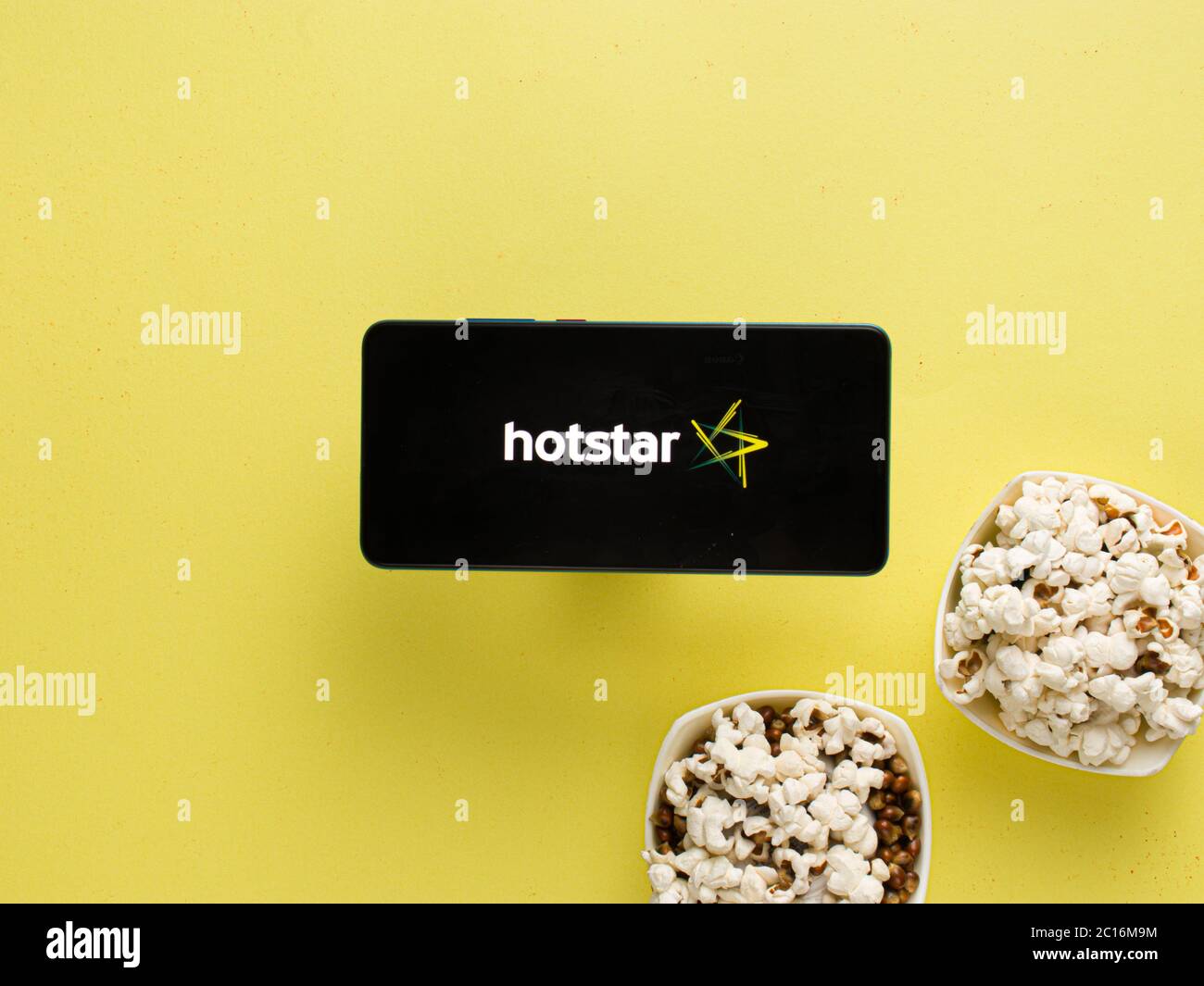 Hotstar mobile app logo - a video streaming service photographed for ...