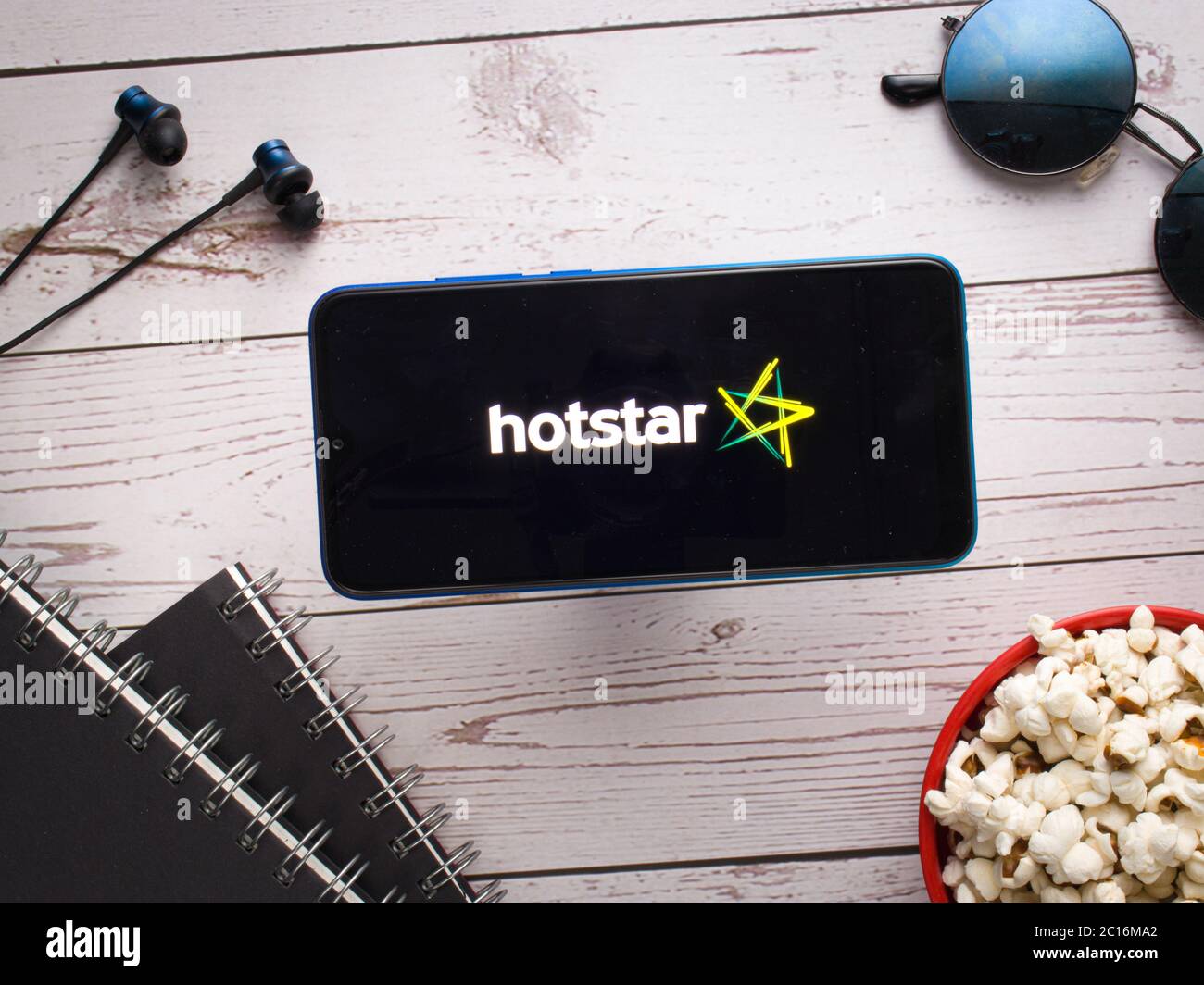 Hotstar mobile app logo - a video streaming service photographed for ...