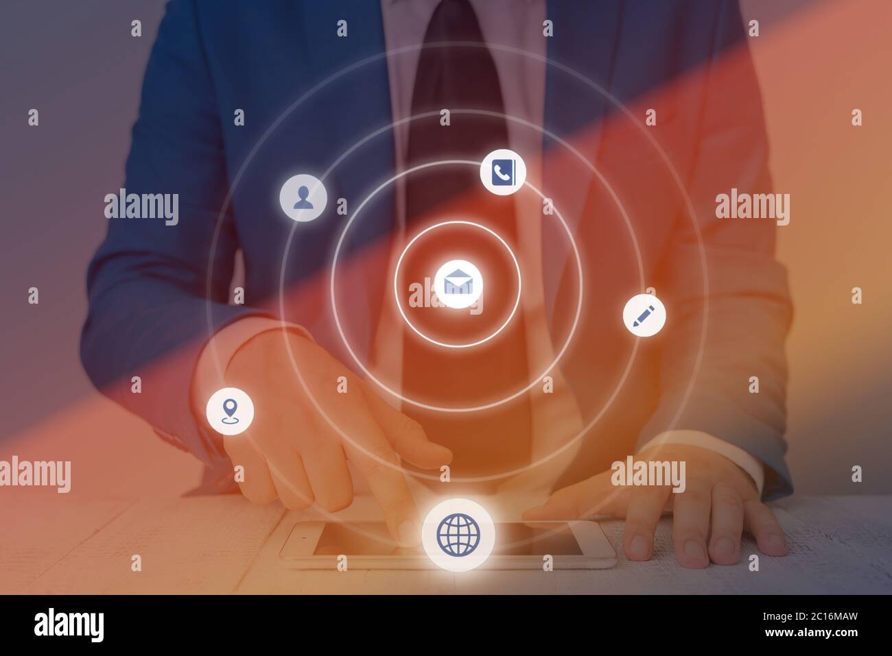 Information Digital Technology Network Connection Infographic Elements ...