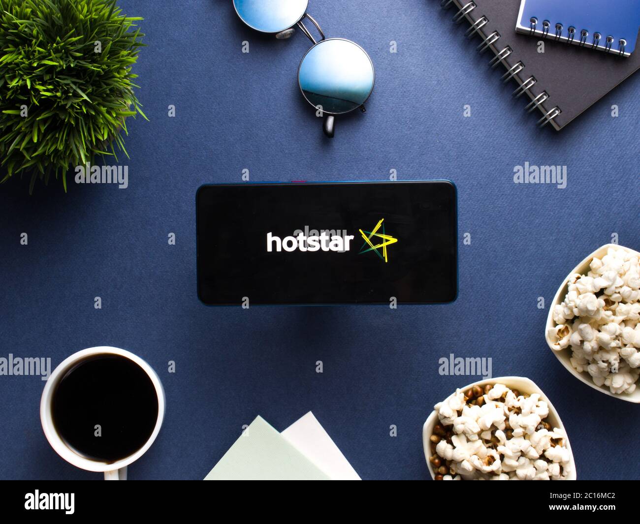 Hotstar mobile app logo - a video streaming service photographed for ...