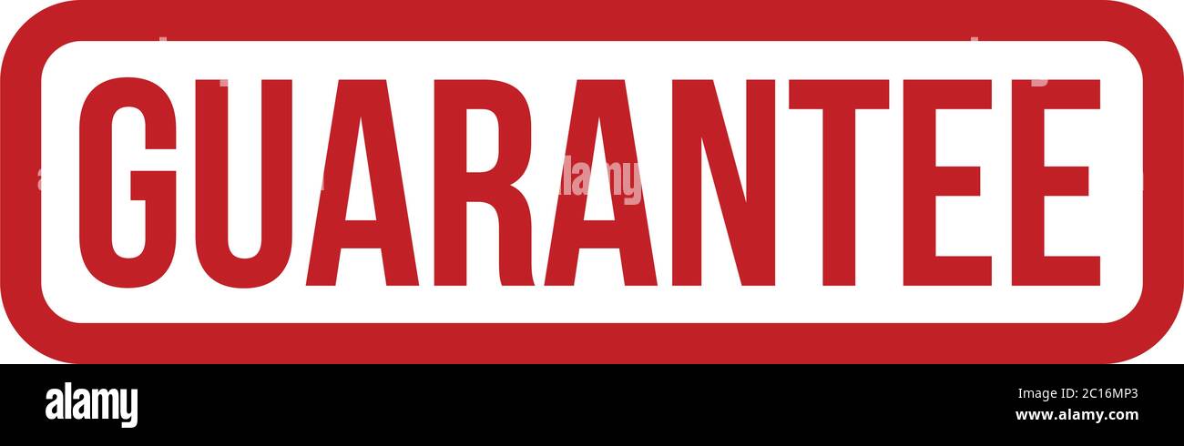 Guarantee Rubber Stamp. Red Guarantee Rubber Grunge Stamp Seal Vector Illustration - Vector ...