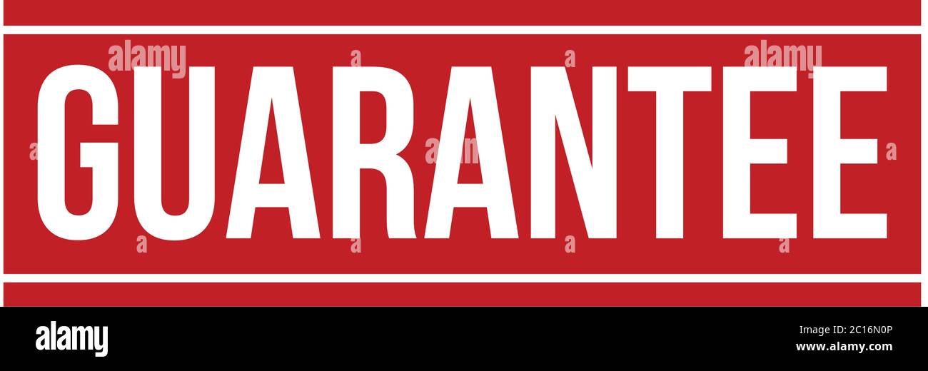 Guarantee Rubber Stamp. Red Guarantee Rubber Grunge Stamp Seal Vector Illustration - Vector ...