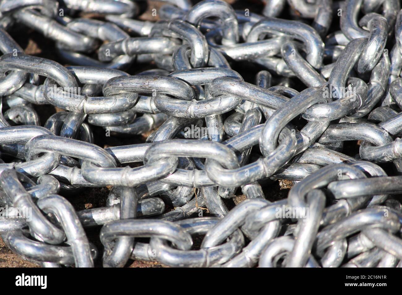 Silver metal pile hi-res stock photography and images - Alamy