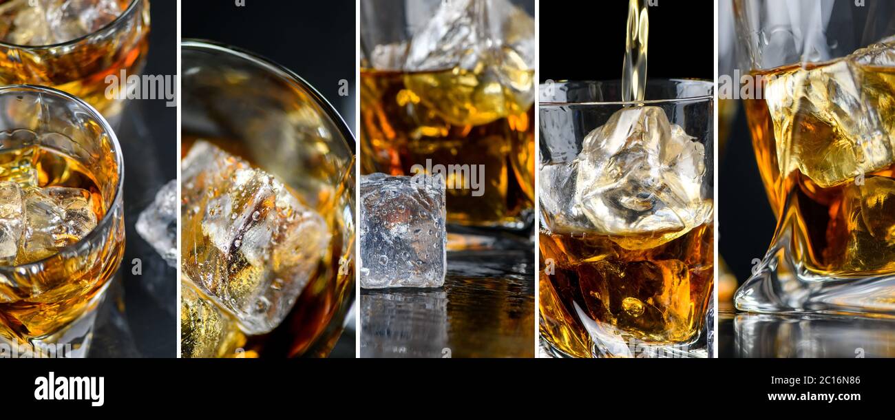 Ice collage hi-res stock photography and images - Alamy