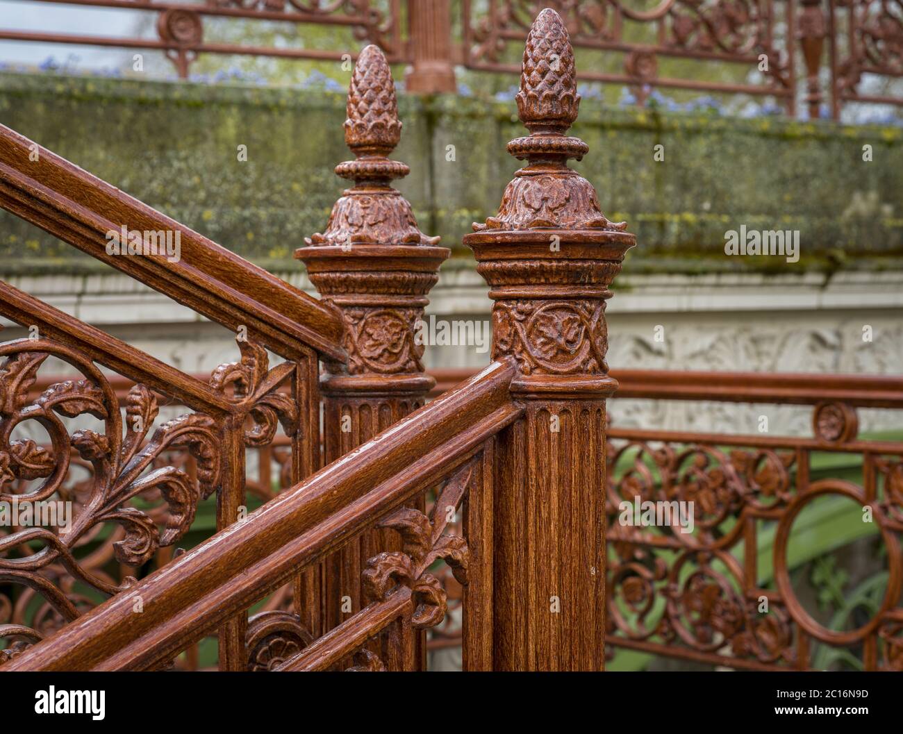 Stair railing hi-res stock photography and images - Alamy