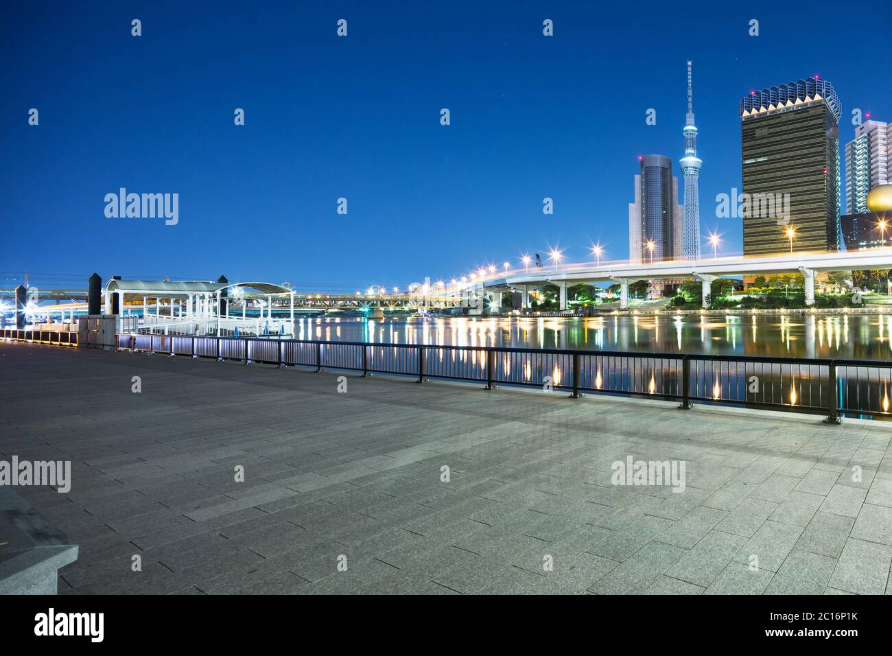 empty floor with cityscape of tokyo at night Stock Photo - Alamy