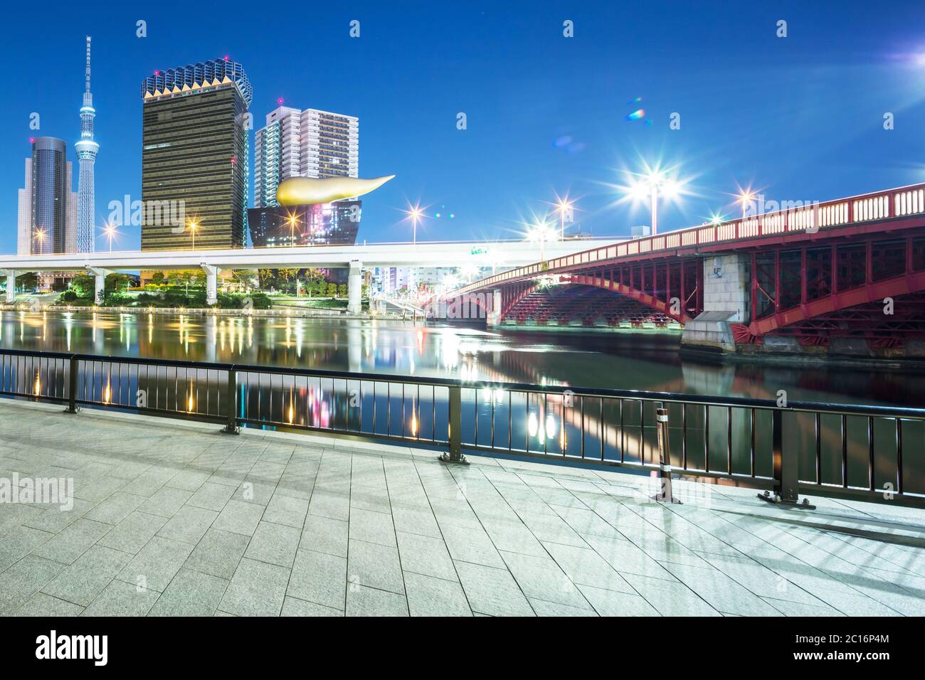 empty floor with cityscape of tokyo at night Stock Photo - Alamy