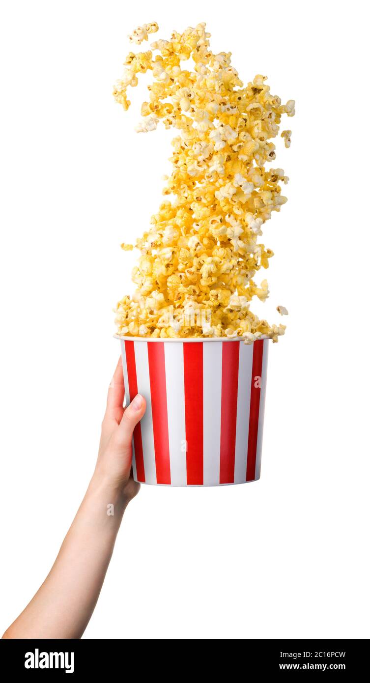 Hand picking popcorn Cut Out Stock Images & Pictures - Alamy