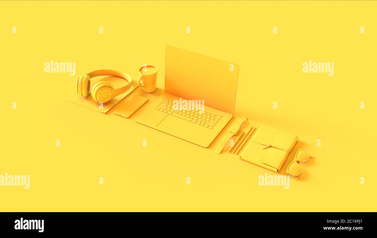 Clean desk setup hi-res stock photography and images - Alamy