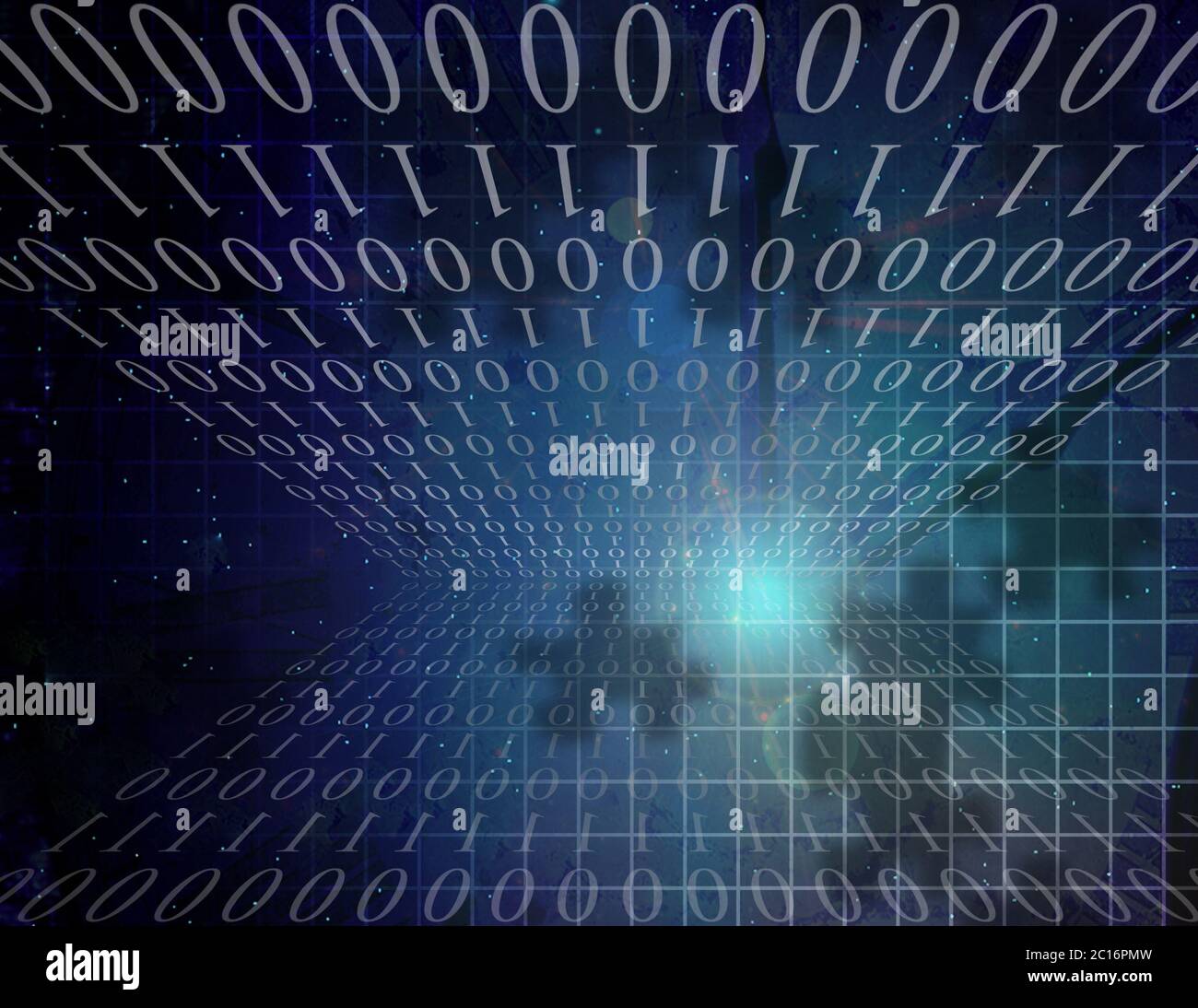 Digital stream. Binary code. 3D rendering Stock Photo - Alamy