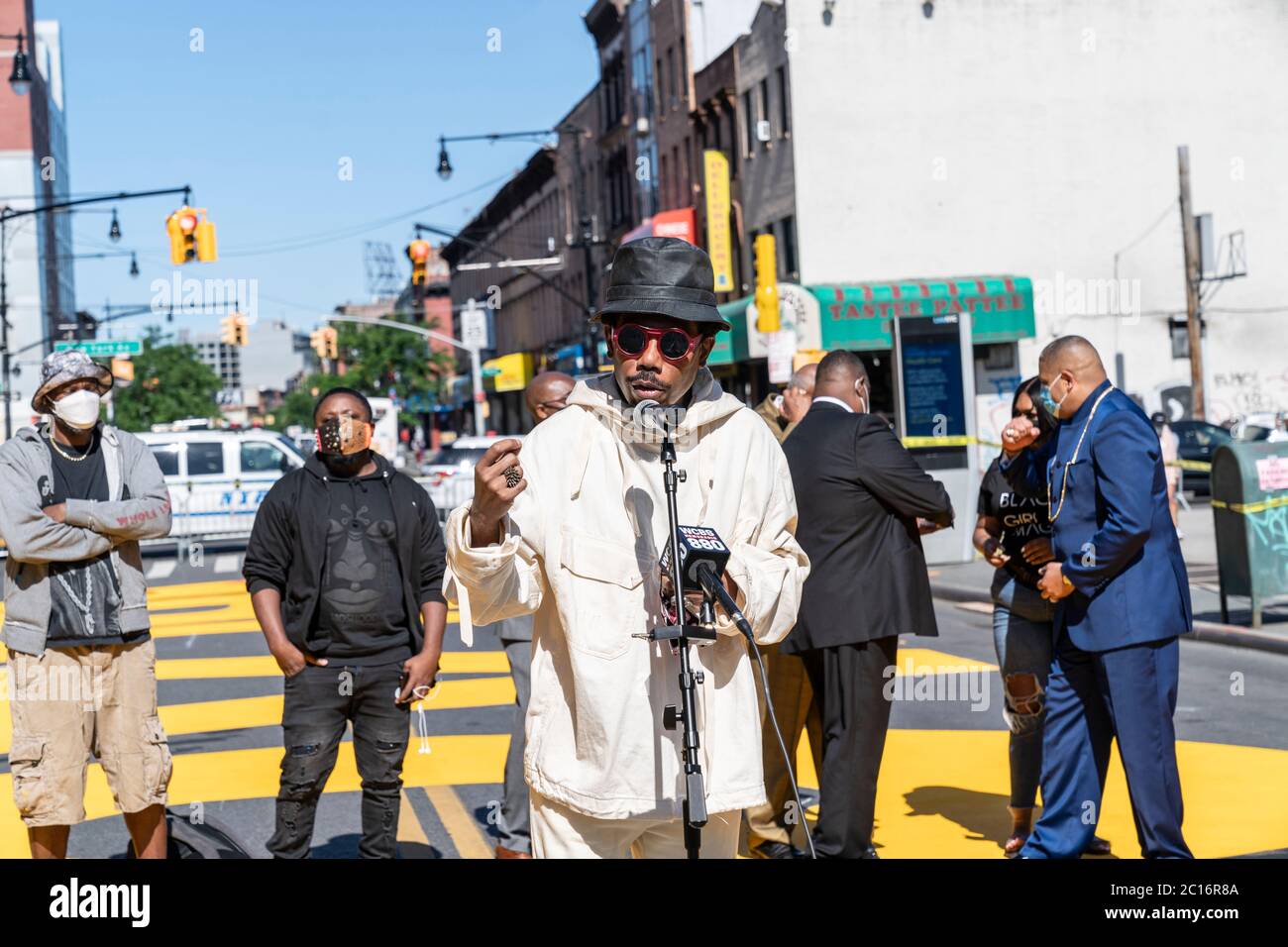 New York, NY - June 14, 2020: Carl Hancock Rux performs during ...
