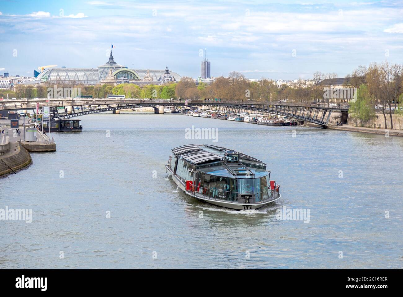View of Seine River in Paris Stock Photo - Alamy