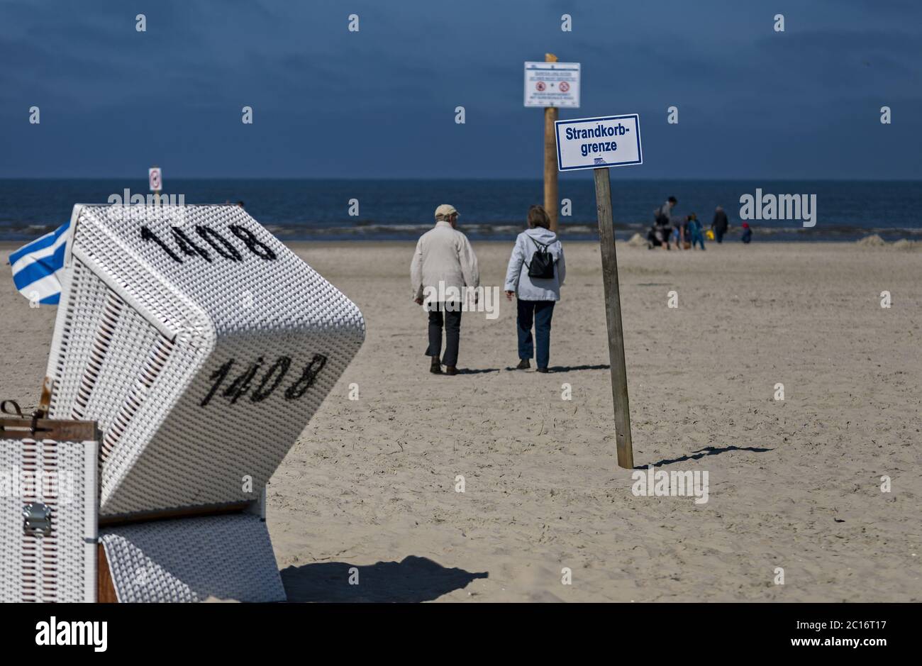 Beach chair border Stock Photo - Alamy
