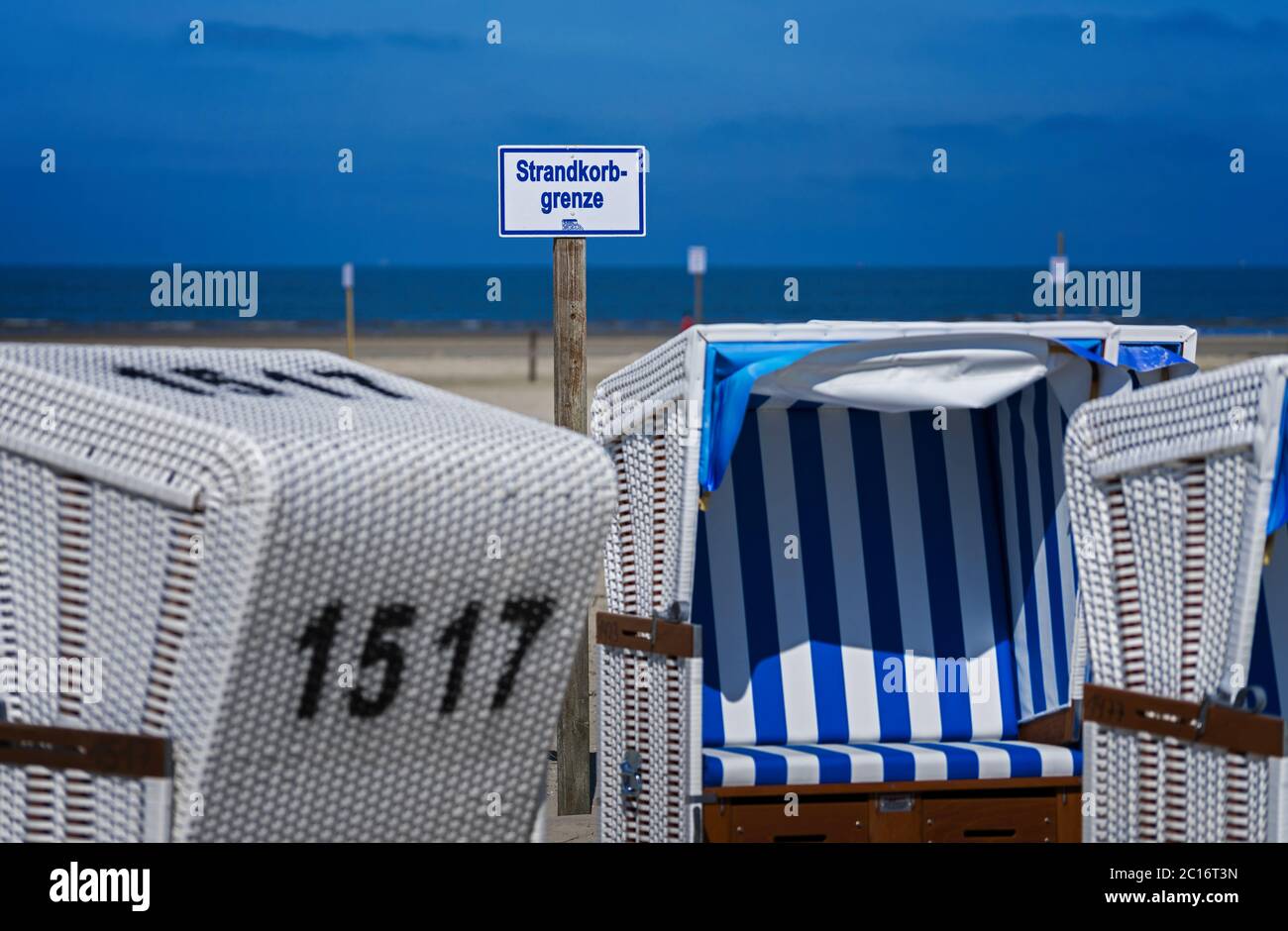 Beach chair border Stock Photo - Alamy