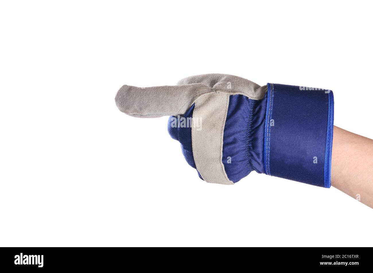 Safety working gloves hard Cut Out Stock Images & Pictures - Alamy