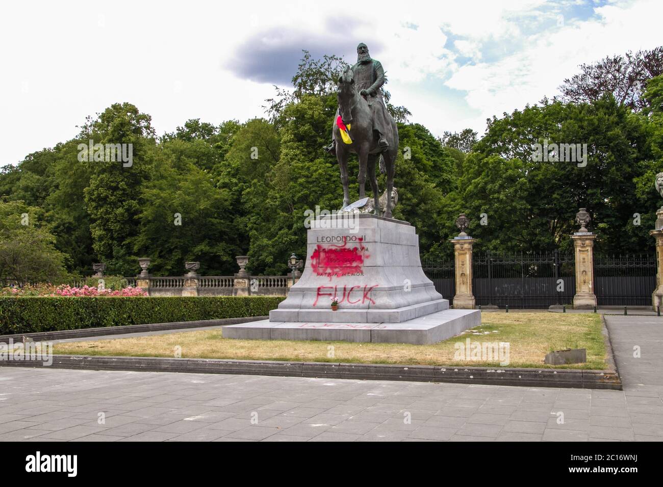 Statue of king leopold ii hi-res stock photography and images - Alamy