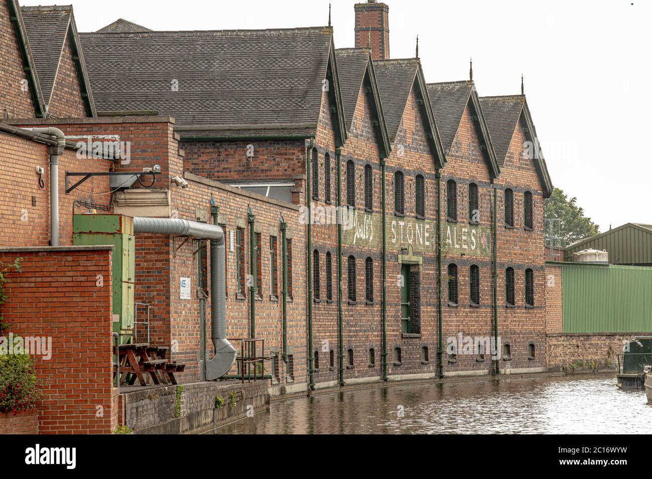 The Joule's Stone Ales Brewery and Trent and Mersey Canal in Stone ...