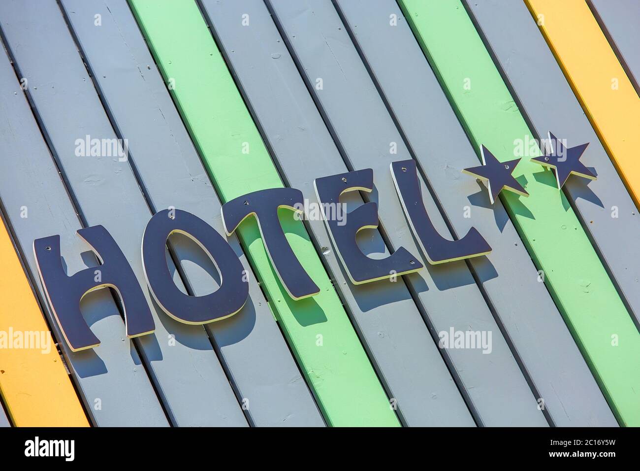 Hotel resort welcome sign hi-res stock photography and images - Alamy