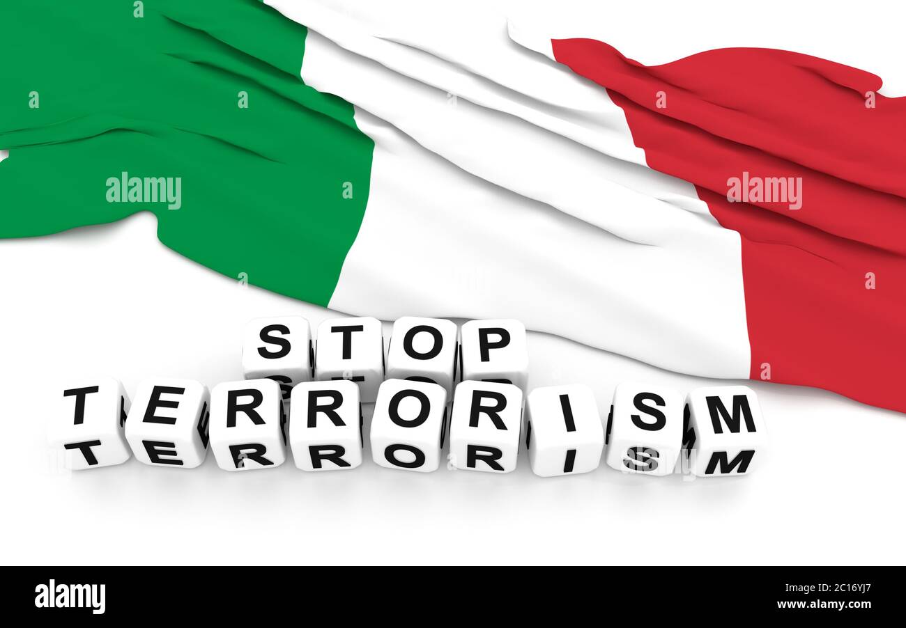 Italy flag text illustration hi-res stock photography and images - Alamy