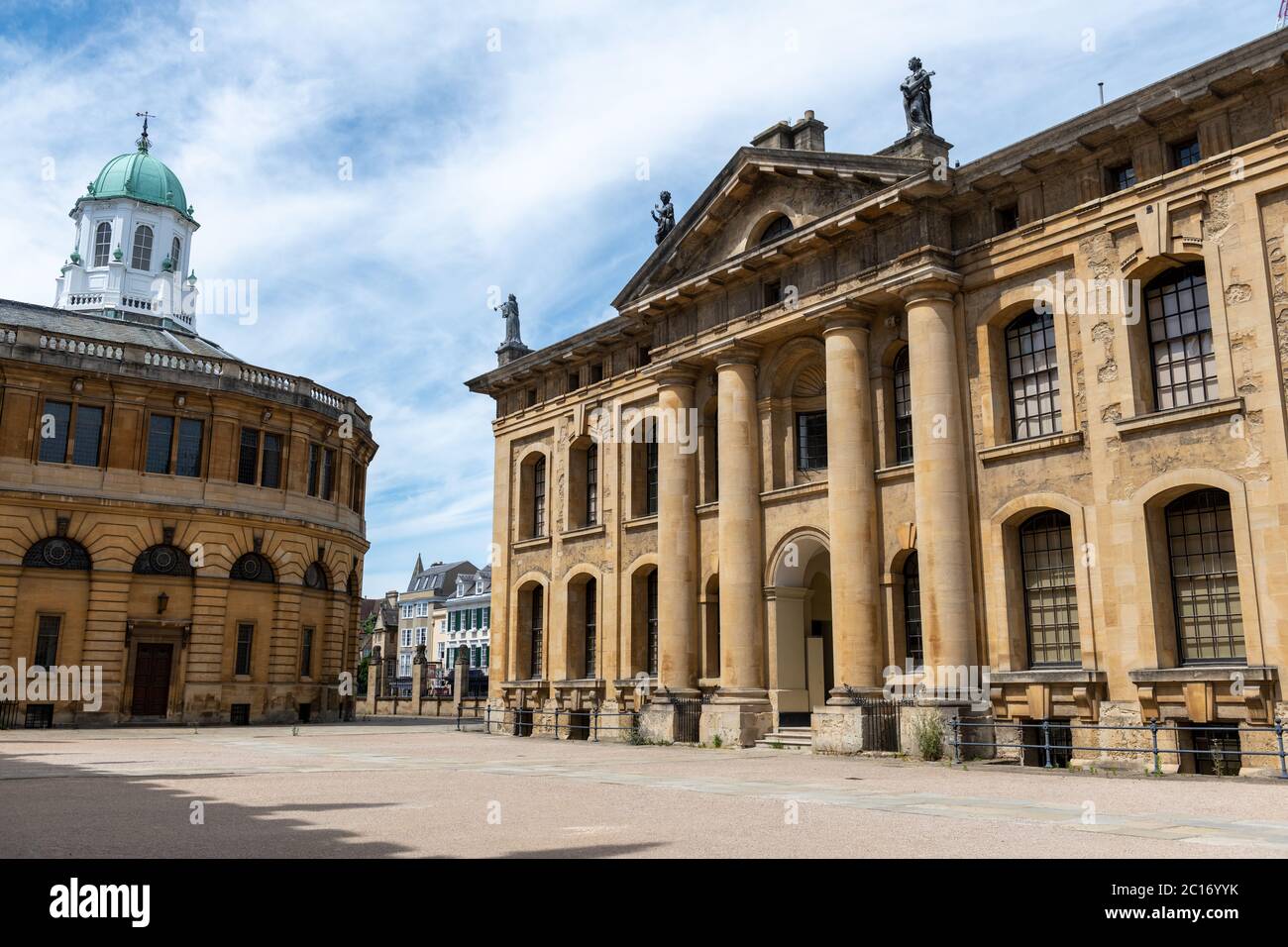 View of the Bodleian Library (Clarendon Building), Oxford, United ...