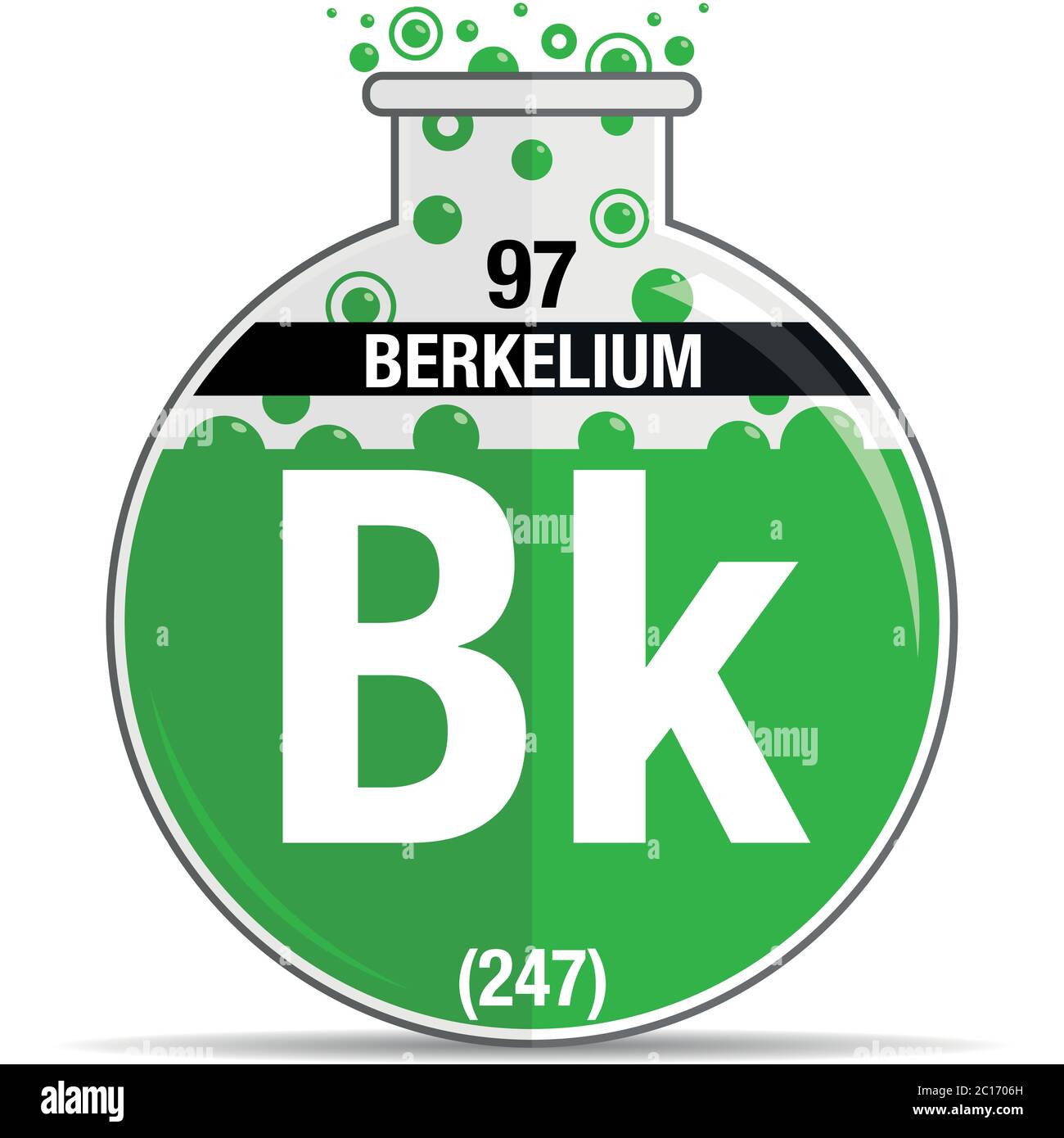 Atomic number 97 Stock Vector Images - Alamy