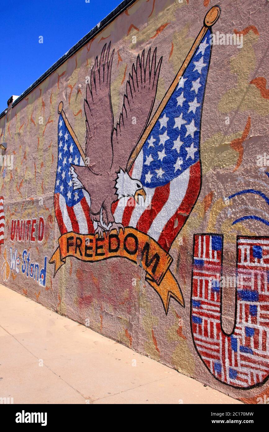 American Flag Mural High Resolution Stock Photography and Images - Alamy