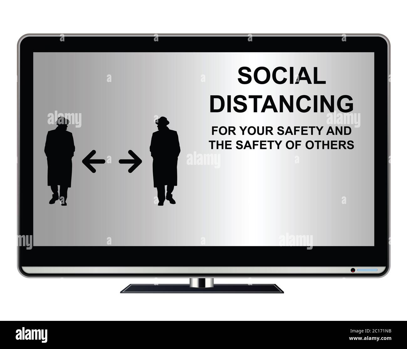 Public information television advertisement social distancing due to ...
