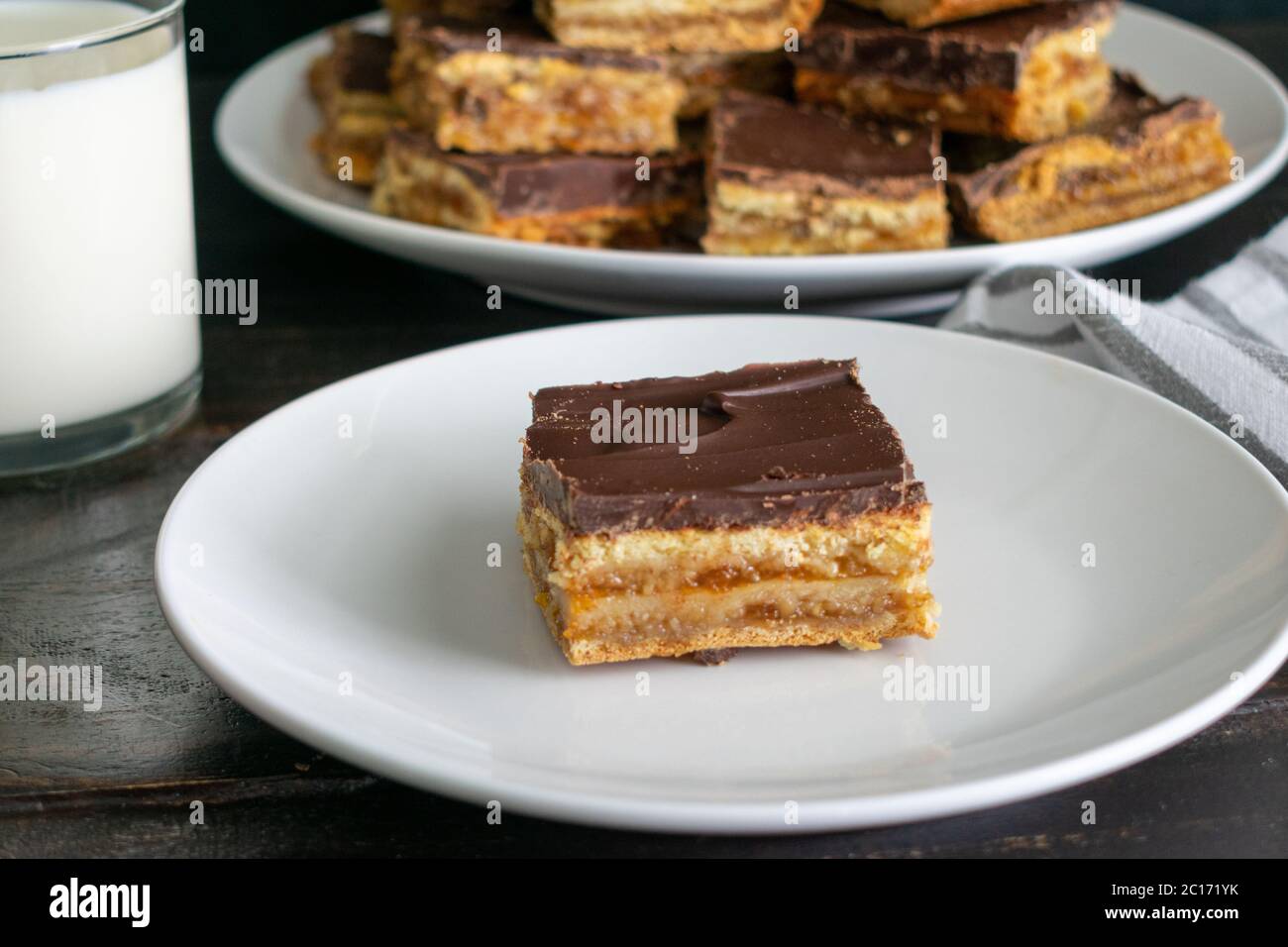 Hungarian Zserbo Szelet (Gerbaud Cake): A traditional Hungarian dessert ...