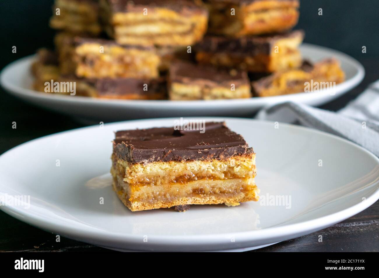 Traditional Hungarian Dessert Recipes Gerbeaud Cake