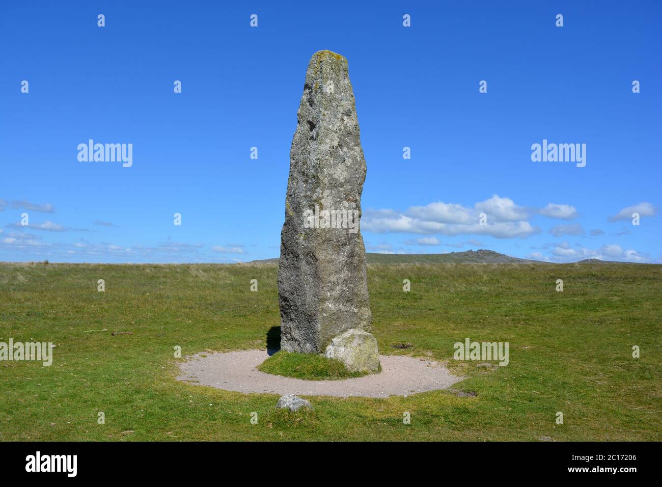 Merrivale Menhir Standing Stone, prehistoric antiquity associated with ...