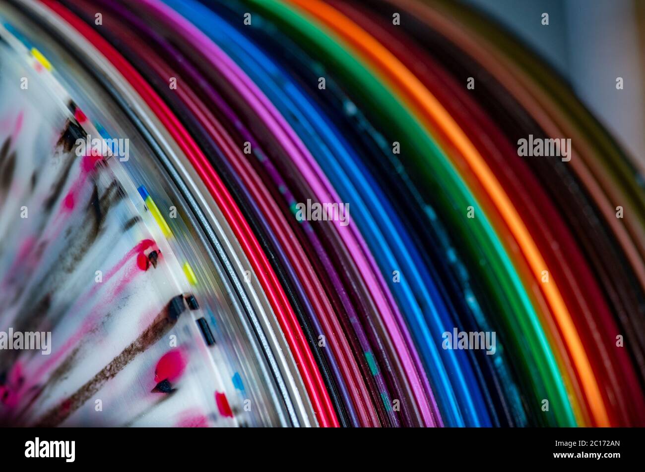 Colourful record hi-res stock photography and images - Alamy