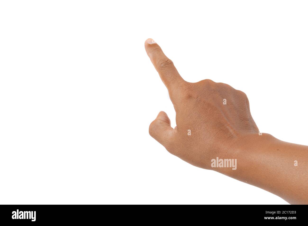 Business woman pointing cutout hi-res stock photography and images - Alamy