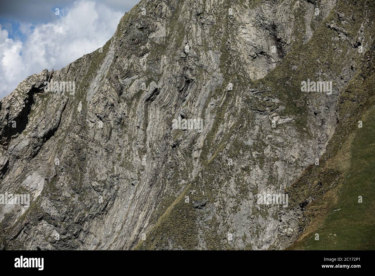 Stone layer of rock in the Alps Stock Photo - Alamy