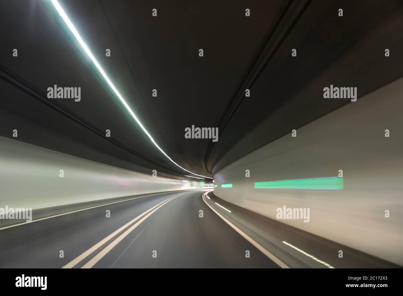 driving fast in an underground tunnel Stock Photo - Alamy