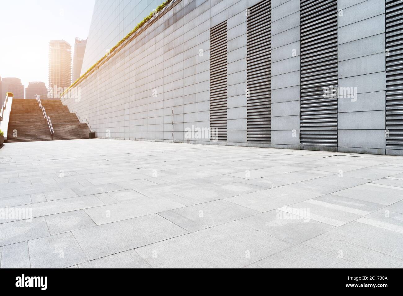 wall of modern building in city Stock Photo - Alamy