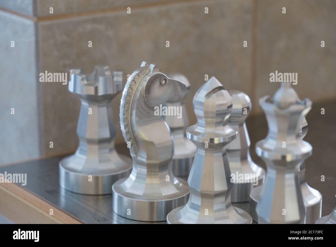 Chess figures on the chess board Stock Photo - Alamy