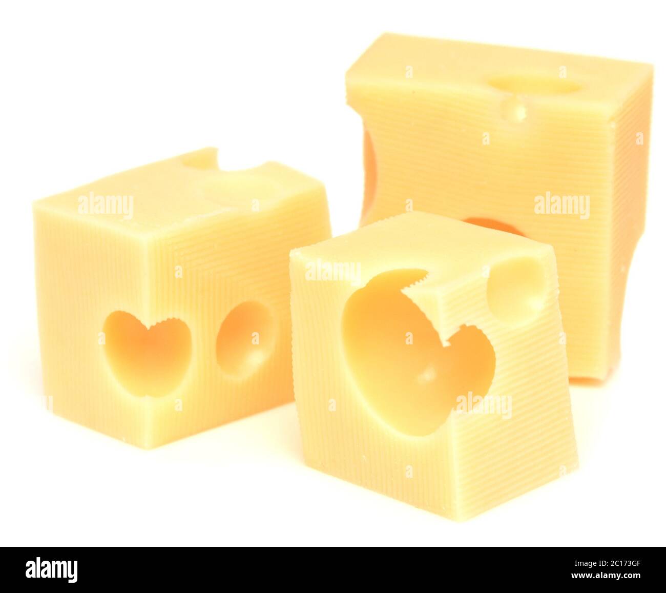 cubes of cheese Stock Photo - Alamy