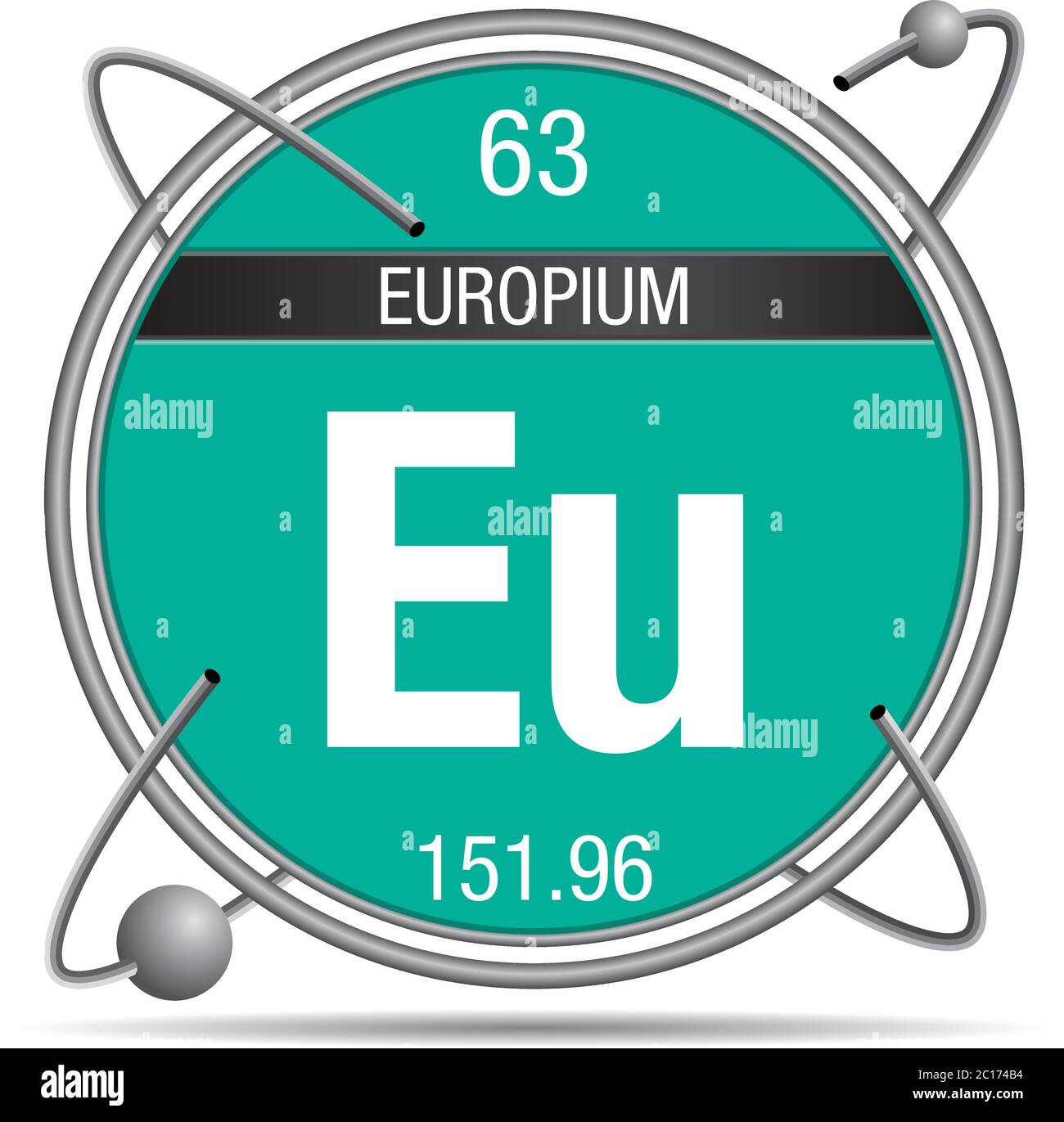Atomic number 63 Stock Vector Images - Alamy