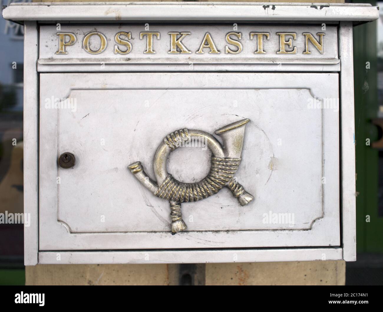 ancient mailbox, Germany Stock Photo - Alamy