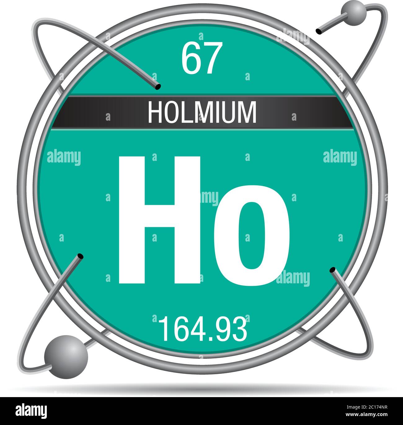 Holmium symbol Stock Vector Images - Alamy