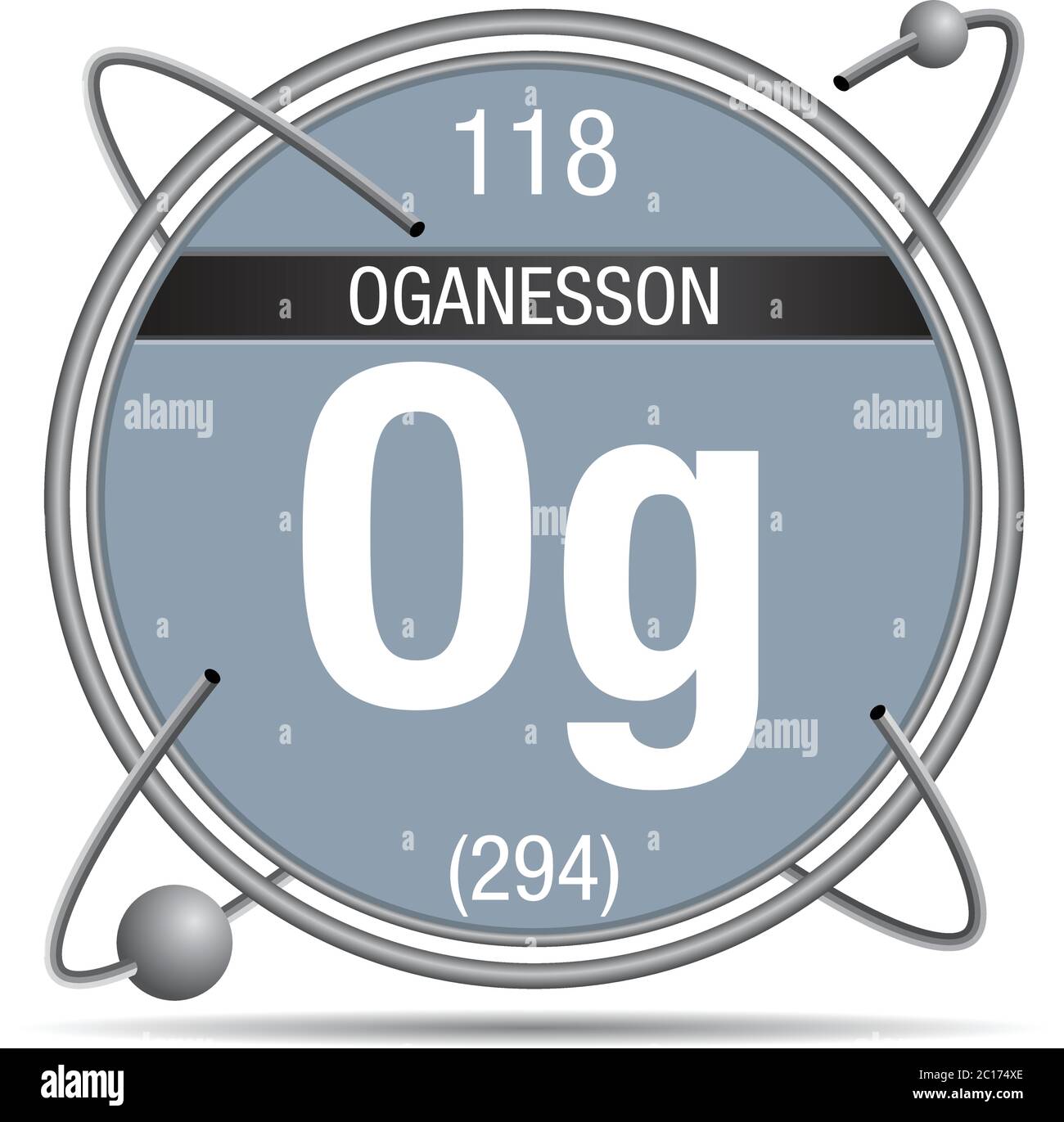 Atomic number 118 Stock Vector Images - Alamy