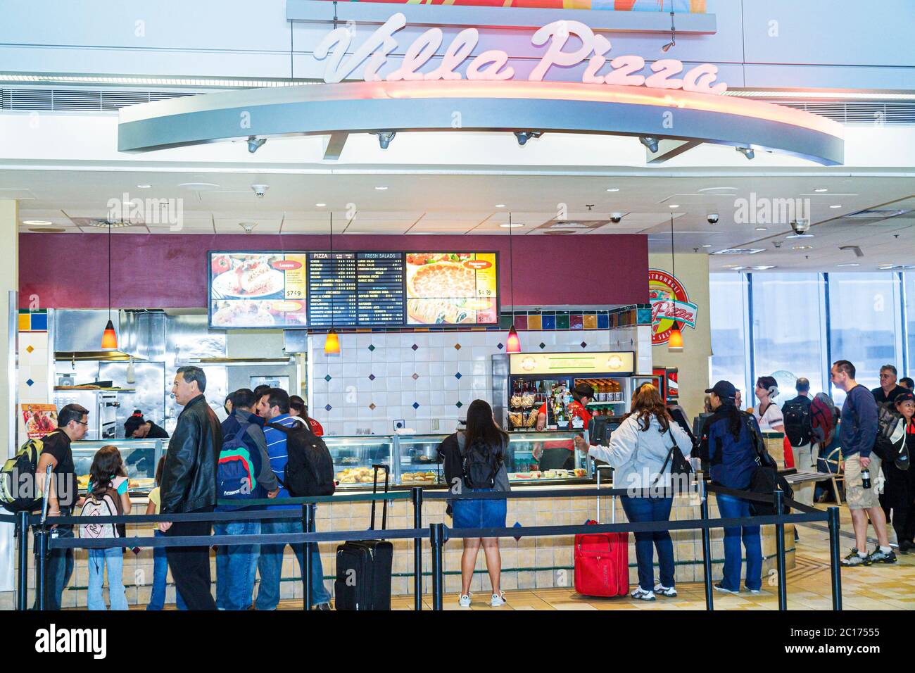Miami Florida International Airport MIA,terminal,fast food restaurant ...
