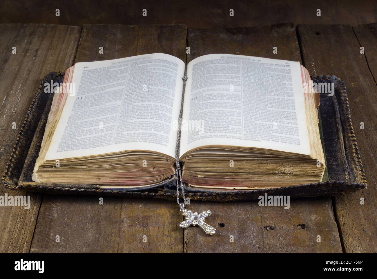 Well used old bible hi-res stock photography and images - Alamy