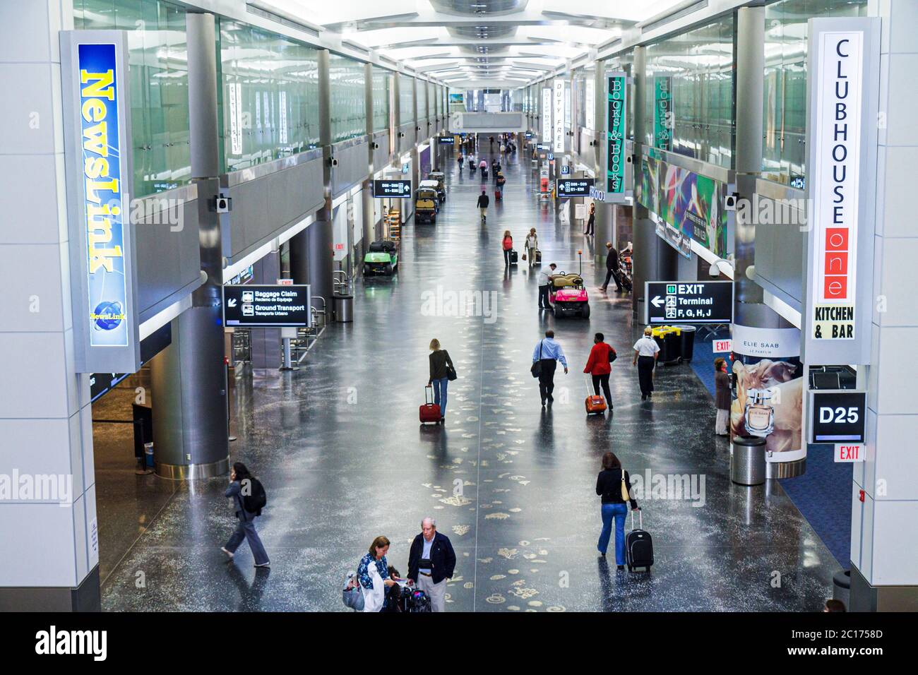 Miami Florida International Airport MIA,terminal,D,adult adults man men ...