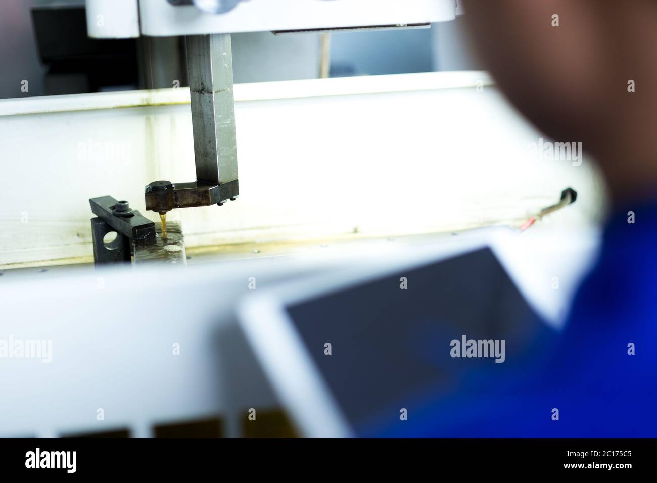 digital control machine in factory Stock Photo - Alamy