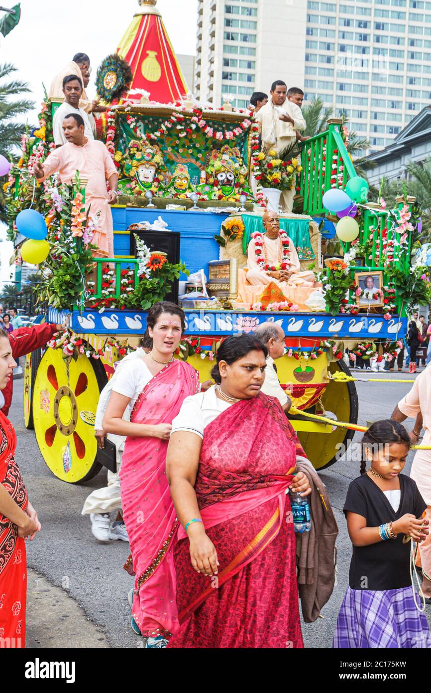 New Orleans Louisiana,downtown,Canal Street,Festival of India,Rath ...