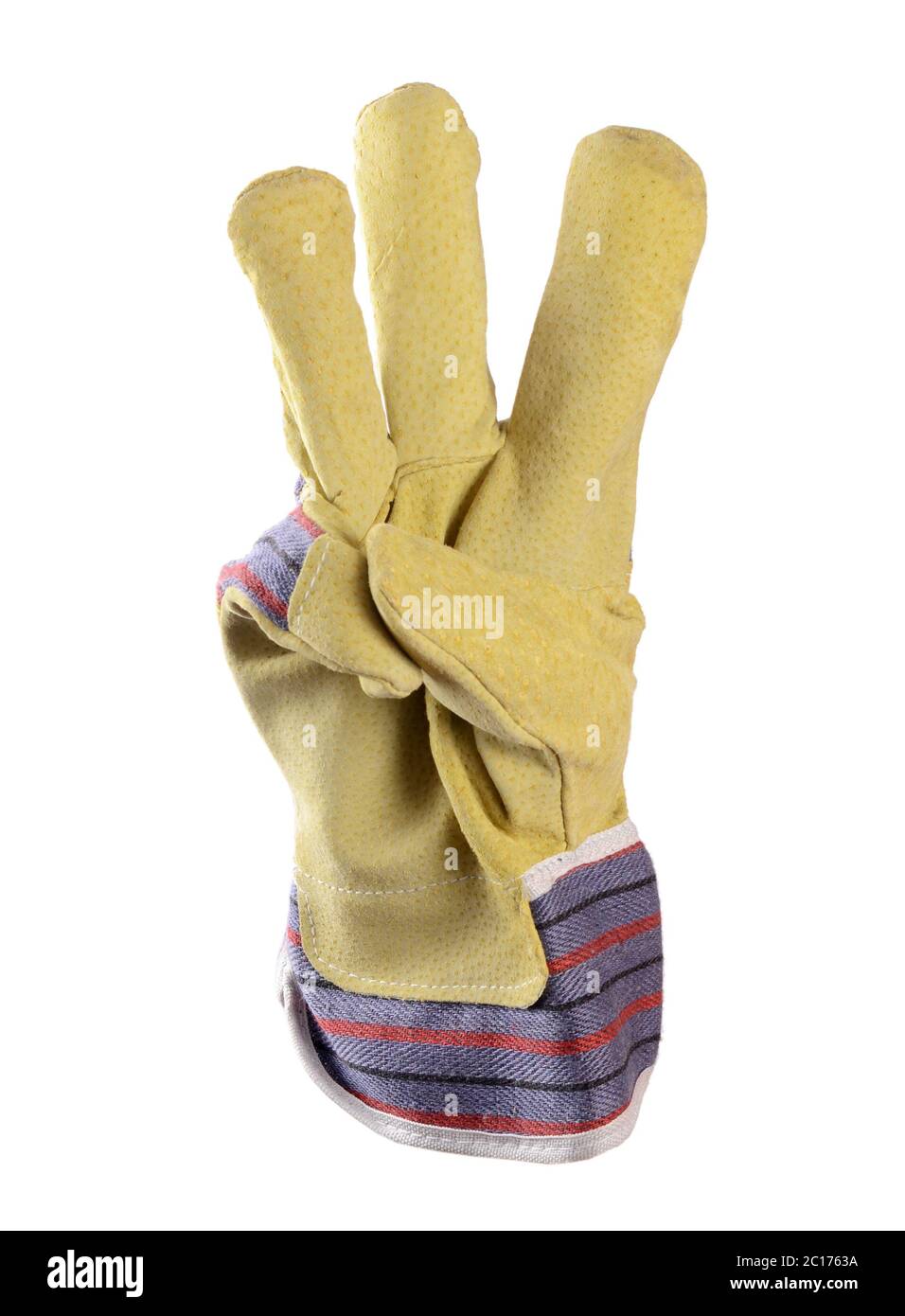 Safety working gloves hard Cut Out Stock Images & Pictures - Alamy