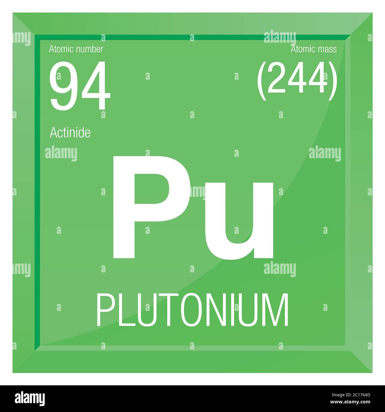 Plutonium Symbol Periodic Table Periodic Table Element Plutonium Icon