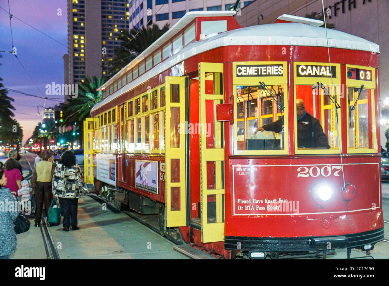 New Orleans Louisiana,downtown,RTA,Regional Transit Authority,Canal ...